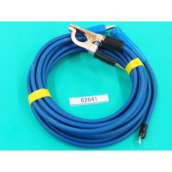 アースケーブルゴムカバー付アースクリップ MC300 + WCT22 青 + JA300 青 プラグ取り出し線 JA300 青ソケット + WCT22 青 約30cm + R22-10ケーブル長さは商品名にてご確認くださいませ（取り出し線約...