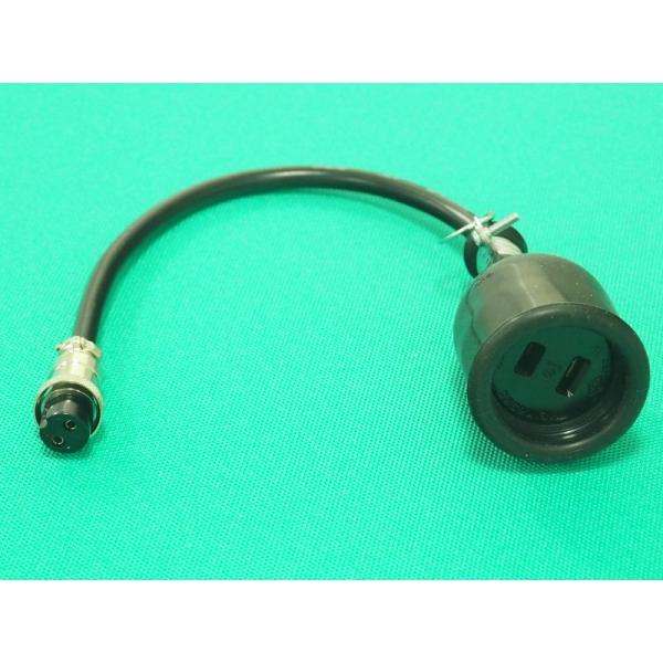 育良精機 TIGトーチ用 トーチスイッチアダプタ(防水ボディ - 育良精機TIG溶接機用接続プラグ)専用プラグ + ラバロンケーブル + 防水ボディ 2芯 MC2608育良精機ISK-LT201F2ISK-LT201AD2ISK-Li160...