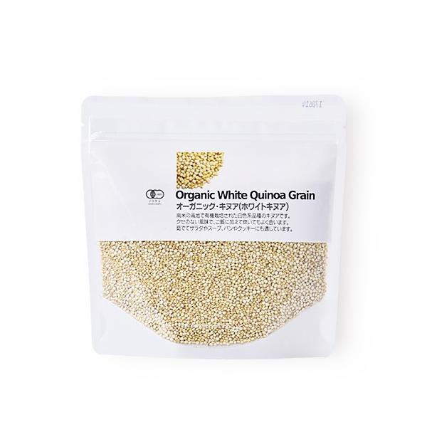 ＜商品名＞ナチュラルキッチン　オーガニック・キヌア（ホワイトキヌア）　　＜原材料名＞有機キヌア（ホワイトキヌア）＜内容量＞220g＜製造国＞ボリビア＜取得認証＞有機JAS