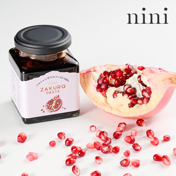 イラン産の最高品質のザクロを、丸ごと使った「食べる美容液」。商品名：ザクロペースト内容量： 200g原材料：ザクロ（イラン産）区分：食品広告文責：(株)エル・ローズ　TEL 0120-291-410