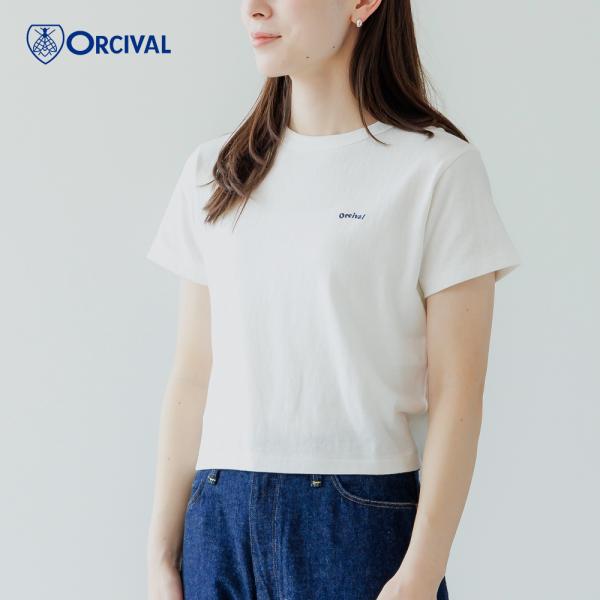 バランスがとりやすいコンパクトなサイズ感。さらっと心地よい天竺コットンＴシャツ。ブランド：ORCIVAL (オーシバル/オーチバル)商品名：刺繍入り半袖Tシャツ品番：#OR-C0418 MIT素材：綿100%生産国：日本広告文責：株式会社エ...