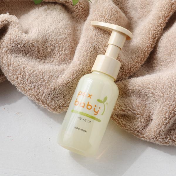 潤うもちもち肌に。やさしさを詰め込んだ自然派オイル。商品名：ベビーオイル ポンプタイプ原産国：日本製造販売元：太陽油脂区分：化粧品広告文責：(株)エル・ローズ　TEL 0120-291-410[ ベビー ベビーオイル 敏感肌 乾燥 無香料 ...