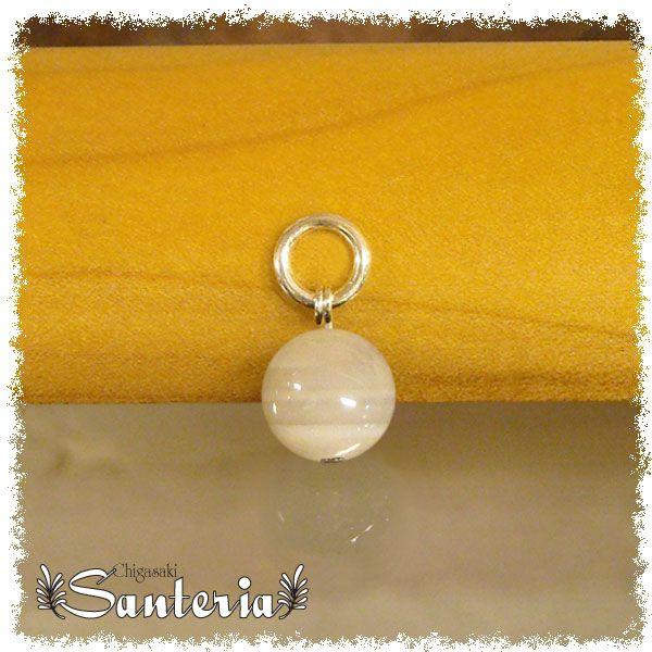 【発売日：2009年10月10日】天然石パワーストーン・丸玉ペンダントトップ天然石パワーストーン/ボツワナアゲート（botswana agate) : 富貴と健康のお守り　◆下記価格（mobileは上記）は天然石パーツのみの価格となります。...