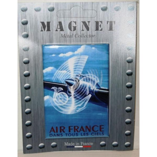 エアフラン Dans tous les cielsグネットです。エアフランスのポスターがマグネットになりました。サイズは5.5cm×8cmです。
