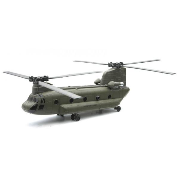 CH-47 Chinook 1/60 ダイキャストモデルです。本体は金属製で部品はプラスチックです。スケールは1/60で全長26cmです。