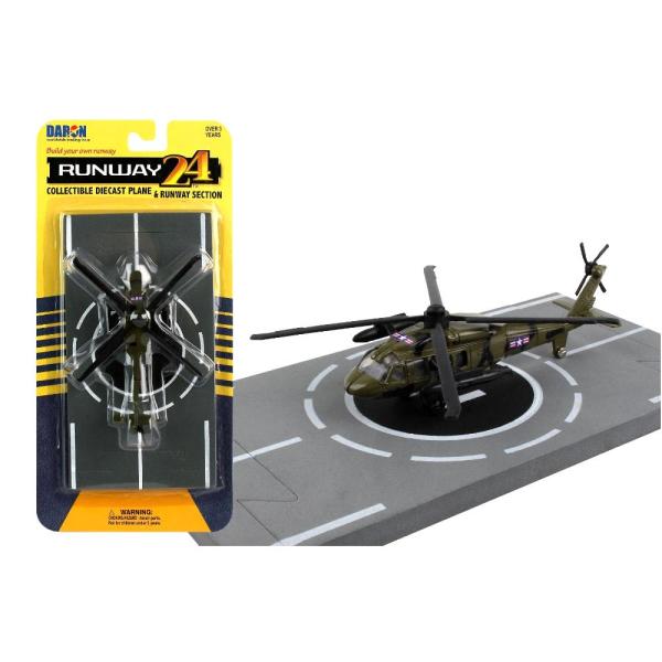 UH-60 BLACK HAWK(US ARMY)のダイキャストモデルで、部品はプラスチック製です。ノンスケールで全長12cmです。