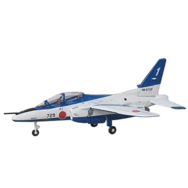 T-4ブルーインパルス ダイキャストモデルです。ギア付きスタンド無しモデルです。サイズは1/200、全長 6cm xウイングスパン 5cmです。