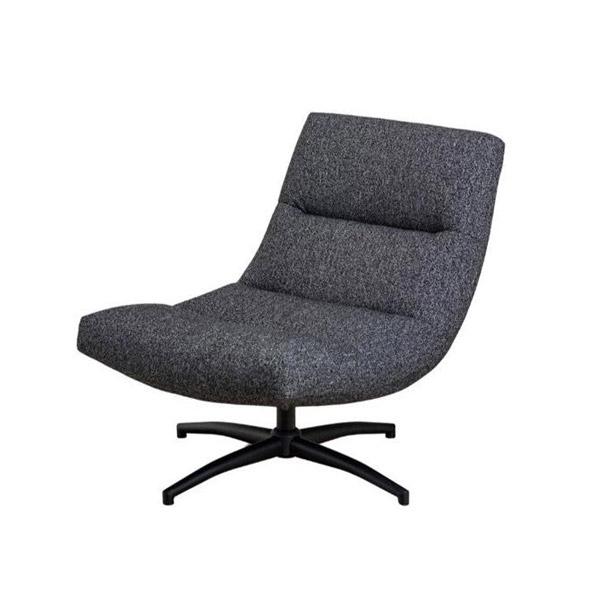 リラックスチェアー 布張りハイバックチェア/パーソナルチェアー ダークグレー色 2色対応自分だけの時間をゆったりと気ままに過ごせます。自分だけの“おうち時間”を楽しむリラックスチェア。広めの座面で、あぐらも楽にかけるゆとり設計です。座面回転...