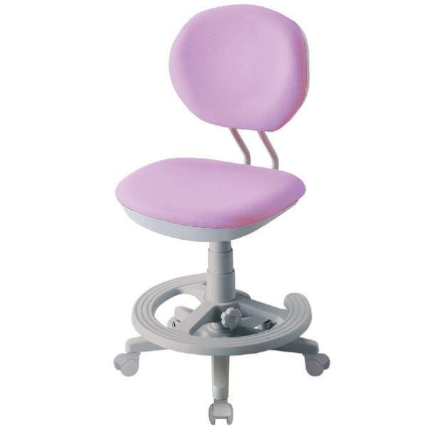 コイズミ ジャストフィットチェア 回転学習デスクチェア 布張り　JustFit Chair パープル色 CDY-372 PR※足置き付回転学習椅子、コイズミブランド。※ガス圧でワンタッチ昇降（体重を掛けてレバーを操作すると座面が下がり、腰を...