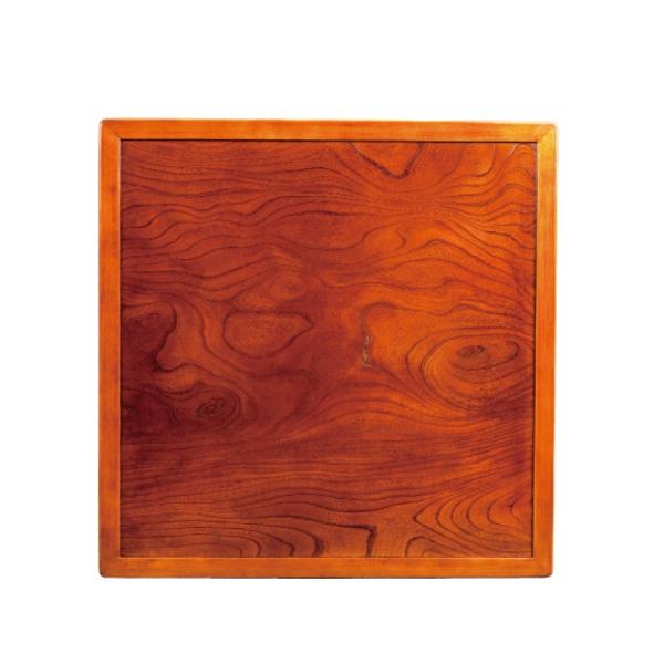 和風こたつ板/こたつ天板　両面仕様　縁付き　天然杢欅（ケヤキ）突板　80角正方形※80角正方形サイズです。両面仕様天板。天然杢ケヤキ突板です。安心、信頼の国産品（日本製）です。表面は傷のつきにくい硬質ウレタン塗装仕上げ◆サイズ：幅80×奥行...