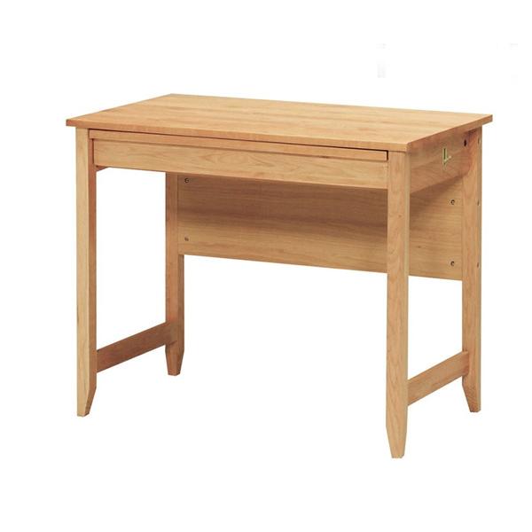 学習机 デスク 90センチ幅 アルダー無垢 シンプルデスク 天然木 ナチュラル色お子さまの勉強時間を心地よく支える、天然木製の学習机。自然のぬくもりを感じられる無垢材を使用し、北欧風のシンプルでナチュラルなデザインに仕上げました。 リビング...