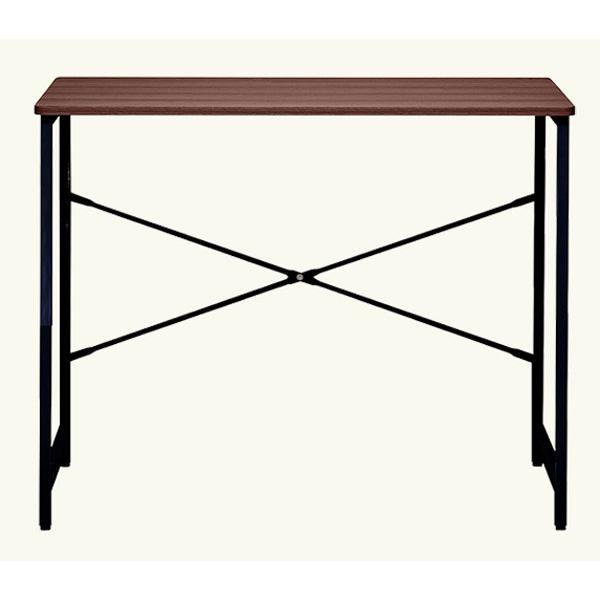 ワークデスク シンプルデザイン パソコンデスク 90センチ幅美しい木目調のナチュラルなPVC天板と、スチール脚が軽やかな印象のワークデスク。幅90cmのコンパクトサイズで、省スペースでも快適な作業環境を実現。 天板は水や汚れに強くお手入れ簡...