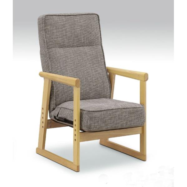 リクライニングチェアー 食堂椅子肘掛付 ハイタイプこたつ用 ナチュラル色 UKC-262NA ダイニングチェア座面高を4段階調整できるダイニングチェアーです。レバー式7段階リクライニングで快適です。ハイバックでゆっくりくつろげます。冬は別売...