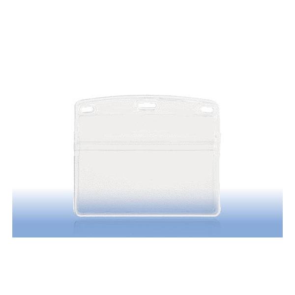 ◎名刺より一回り大きいサイズの名札用ケース◎チャック式で水やホコリが入りません。