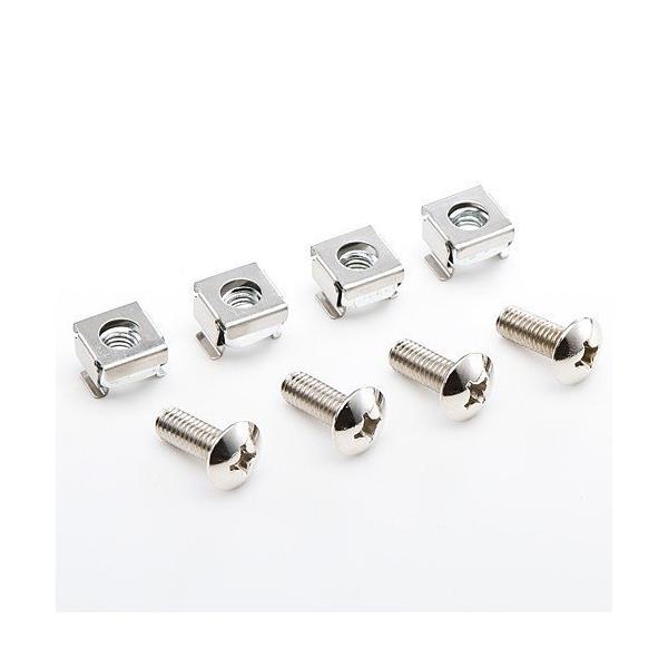 品番：100-SVNUT50合計5,000円以上お買い上げで送料無料(一部商品・地域除く)！ 100-SVシリーズ（19インチマウントタイプ）用のM6ケージナット・ネジセット。50セット。【WEB限定商品】関連キーワード：サンワサプライ サ...