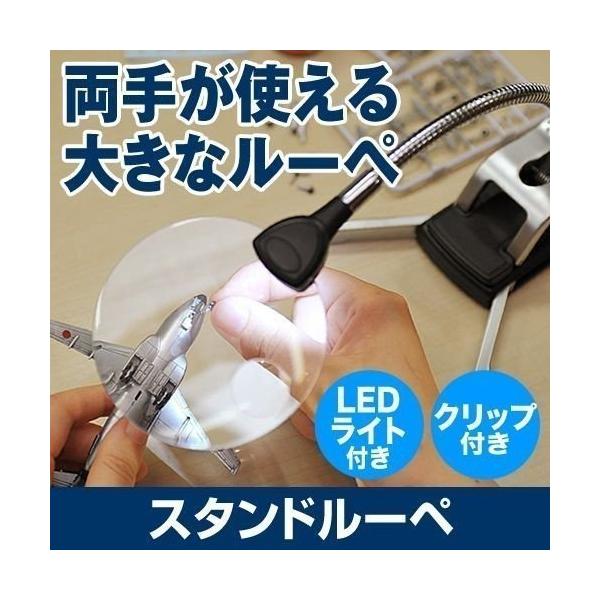 品番：400-CAM019ここがポイント！・自立タイプなので、両手で作業が出来る・拡大率2.5倍のメインレンズと5倍の小型レンズ付き・LED搭載で手元を明るく照らしてくれる・デスクなどにクリップ固定もできる・電池駆動なので持ち運びに便利合計...