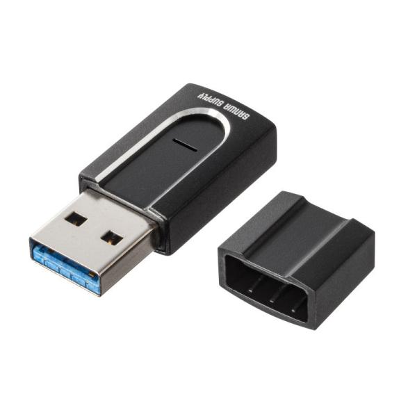 品番：ADR-3MSD1持ち運びにも便利な超小型microSDカードリーダー。USB Aコネクタ仕様。合計5,000円以上お買い上げで送料無料(一部商品・地域除く）！関連キーワード：サンワサプライ サンワダイレクト 増設 読み書き 接続 デ...