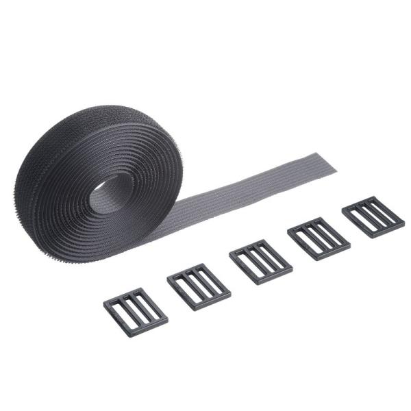 品番：CA-MF10BKここがポイント！・両機能を備えた「フリーマジック」・向きを選ばず固定可能・専用カンで好みの長さにカット、バンドとして使用可能・繰り返し使えて工具不要・幅25mm・長さ3mの使いやすいサイズ配線やコード類をすっきりまと...