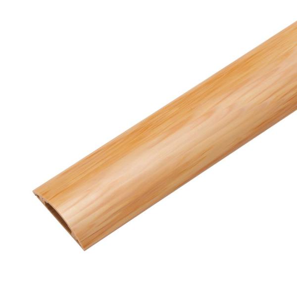 品番：CA-R50NMここがポイント！・ケーブルを保護し安全対策・木目調の美しいデザイン・ガイド付きで収納簡単ケーブルを保護し、足をかける危険を予防。ハードタイプのケーブルカバー。合計5,000円以上お買い上げで送料無料(一部商品・地域除く...