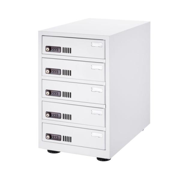 品番：CAI-CAB112Wタブレット・Chromebookを個別に5台収納できるキャビネット。合計5,000円以上お買い上げで送料無料(一部商品・地域除く）！関連キーワード：サンワサプライ サンワダイレクト オフィス家具 インテリア 会社...