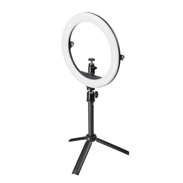 品番：CMS-STN2BKテレビ会議や動画配信に。きれいに映る自撮り用LEDライト＋スタンド。合計5,000円以上お買い上げで送料無料(一部商品・地域除く）！関連キーワード：サンワサプライ サンワダイレクト