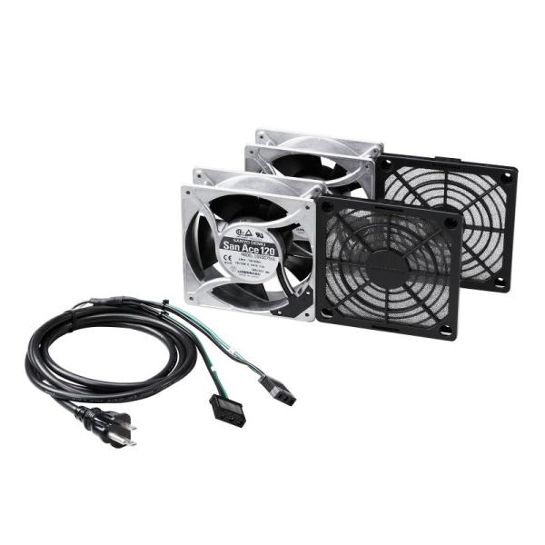 品番：CP-FANS38-2Aサーバーラック用の放熱ファン・高速タイプ・2個セット。合計5,000円以上お買い上げで送料無料(一部商品・地域除く）！関連キーワード：サンワサプライ サンワダイレクト CPUスタンド CPUボックス dell ...