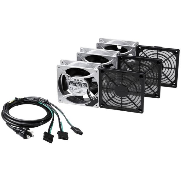 品番：CP-FANS38-3合計5,000円以上お買い上げで送料無料(一部商品・地域除く)！ CPシリーズなどに追加できる、サーバーラックやCPUボックスの冷却用ファン。3個セット。関連キーワード：サンワサプライ サンワダイレクト