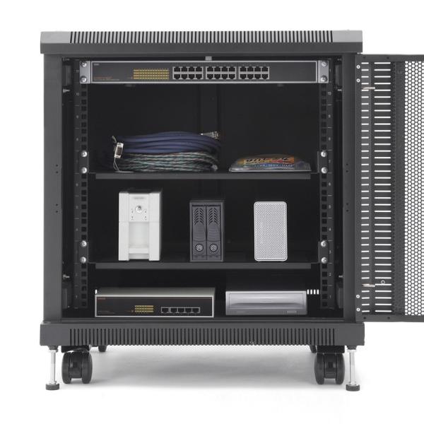 品番：CP-SVCBOX2小型機器収納、セキュリティ対策に最適。コンパクトな19インチボックス。11U。関連キーワード：サンワサプライ サンワダイレクト CPUスタンド CPUボックス dell EIA規格 hp UPS オフィス キャビネ...