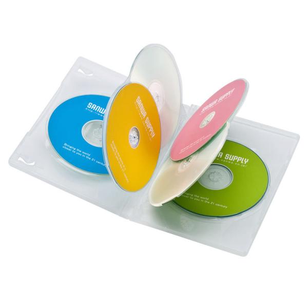 品番：DVD-TN6-10CLメディアを6枚収納できる一般的なセルDVDと同じ厚さ14mmのDVDトールケース。6枚収納・10枚セット・クリア。合計5,000円以上お買い上げで送料無料(一部商品・地域除く）！関連キーワード：サンワサプライ ...