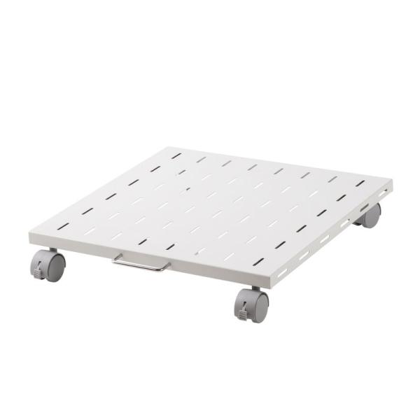 品番：LPS-T5050FKここがポイント！・機器をしっかり固定できるプリンタスタンド・固定ベルト取り付け穴付き・デスク下のスペースを有効活用・総耐荷重60kgの堅牢なスチール製・ストッパー付きキャスタースチール製で小型A4レーザープリンタ...