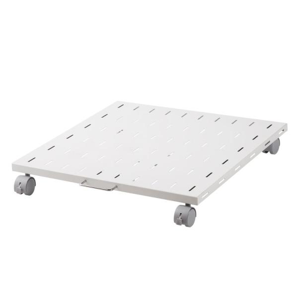 品番：LPS-T6060FKここがポイント！・機器をしっかり固定できるプリンタスタンド・固定ベルト取り付け穴付き・デスク下のスペースを有効活用・総耐荷重60kgの堅牢なスチール製・ストッパー付きキャスタースチール製で小型A4レーザープリンタ...