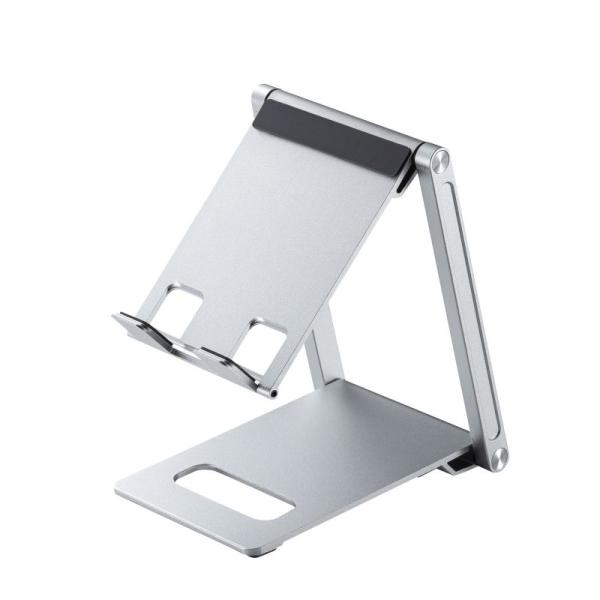 品番：PDA-STN68S2つのヒンジにより無段階で角度と高さが調整でき、折りたためば厚み約9mmの凹凸が少ないフラットな薄型サイズになるアルミ製のモバイルスタンド。合計5,000円以上お買い上げで送料無料(一部商品・地域除く）！関連キーワ...