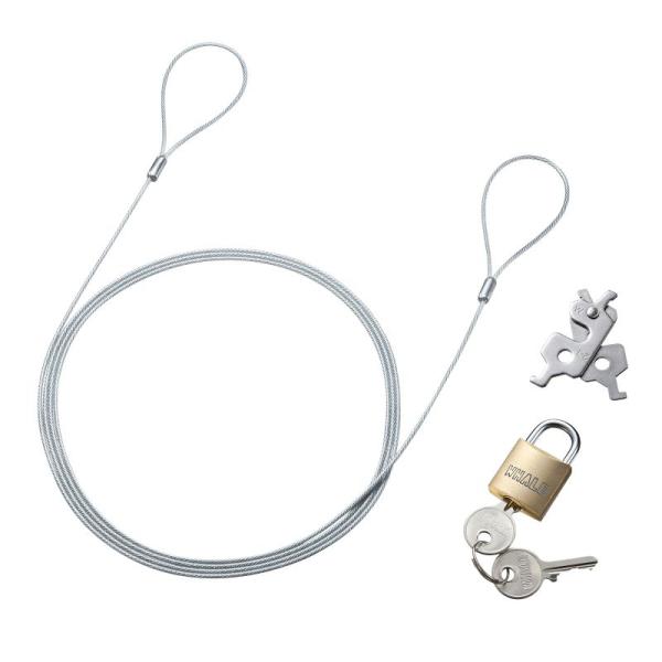 品番：SL-94ここがポイント！・3種類のセキュリティスロットに対応・セット品だから取り付けてすぐ使える！・有線タイプの周辺機器も同時に守れる・パソコンと周辺機器の盗難防止に！合計5,000円以上お買い上げで送料無料(一部商品・地域除く）！...