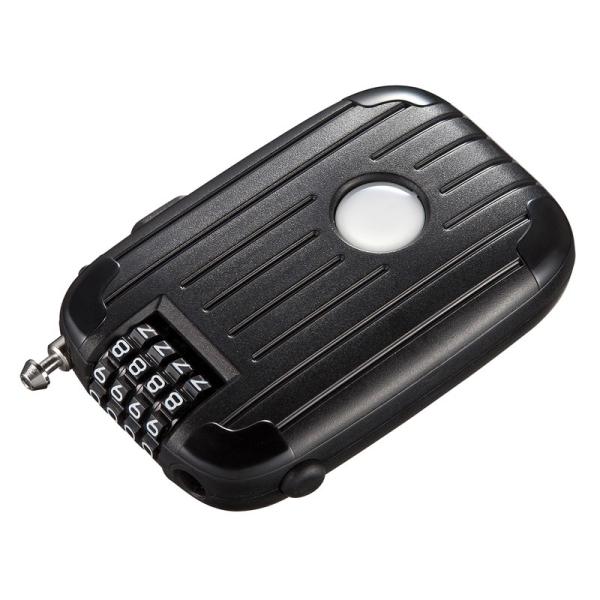 品番：SLE-11LN合計5,000円以上お買い上げで送料無料(一部商品・地域除く)！ 巻き取りケーブルタイプのダイヤル錠。ワイヤーは1.8mロングタイプ。4桁の暗証番号でロック可能。関連キーワード：サンワサプライ サンワダイレクト