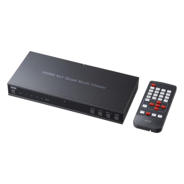 品番：SW-PHD41MTVここがポイント！・4台のHDMI機器の映像を様々なレイアウトで表示・タイムラグが無く、映像を瞬時に切り替えできる・スピーカーやアンプから音声を流せる・表示出力する映像機器の解像度に合わせて出力可能・付属のリモコン...