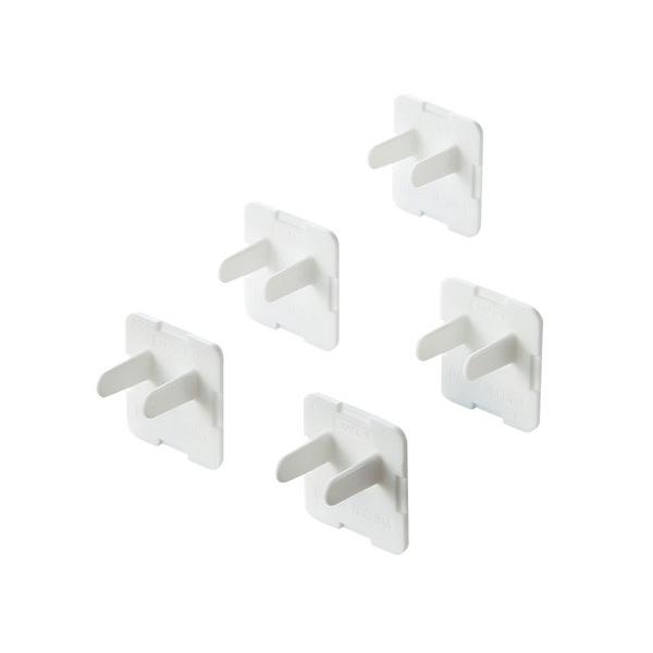 品番：TAP-CAP3P5合計5,000円以上お買い上げで送料無料(一部商品・地域除く)！ 普段使用しないコンセントのホコリ防止に便利な安全キャップ。3P用・5個入・ホワイト。関連キーワード：サンワサプライ サンワダイレクト