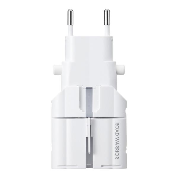 品番：TR-AD4W合計5,000円以上お買い上げで送料無料(一部商品・地域除く）！ 1台でほぼ全世界9種類のプラグ形状に変換できるマルチ海外電源変換アダプタ。ホワイト。関連キーワード：サンワサプライ サンワダイレクト 売れ筋 人気 ランキ...