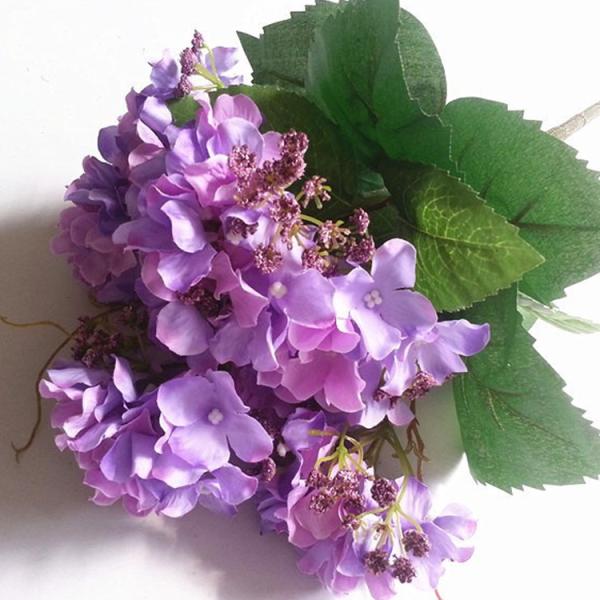 ■ 品名:飾り用造花     ■ 素材:絹■ カラー：全5色■ サイズ：全長45cm、花の直径10cm■ 内容：1本(花7輪)*2sanwafashionの人気検索ワード： ウエディングブーケ 安い 結婚式 花嫁 ブーケ ローズ 造花 花束...