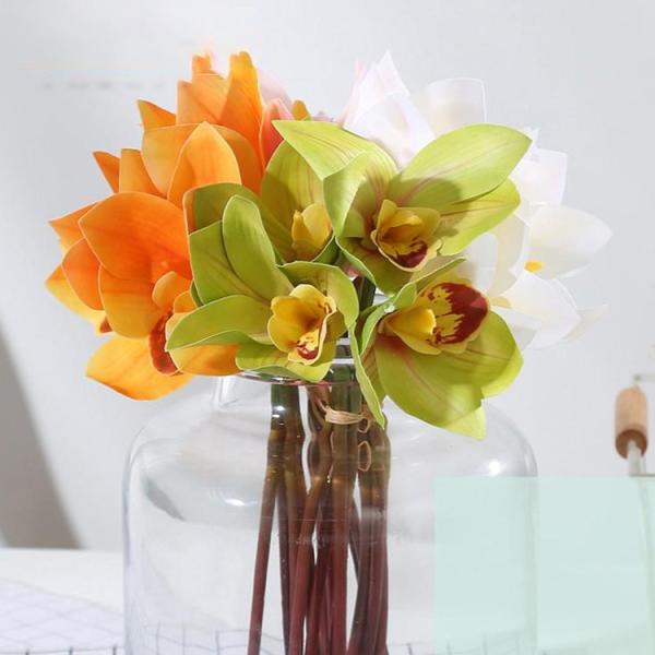 ■ 品名:飾り用造花     ■ 素材:絹■ カラー：全4色■ サイズ：全長28cm■ 内容：1本*4sanwafashionの人気検索ワード： ウエディングブーケ 安い 結婚式 花嫁 ブーケ ローズ 造花 花束 ブライダルブーケ ウェディ...