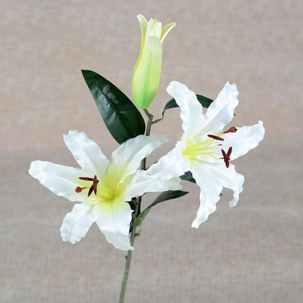 ■ 品名:飾り用造花     ■ 素材:絹■ カラー：全3色■ サイズ：全長45cm■ 内容：1本*4sanwafashionの人気検索ワード： ウエディングブーケ 安い 結婚式 花嫁 ブーケ ローズ 造花 花束 ブライダルブーケ ウェディ...