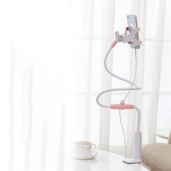 ■ 品名：スマホホルダー■ 素材：PC/合金■ タイプ：全6タイプ■ サイズ：全長110cm/130cm■ 適応機種：スマホ/ipad汎用sanwafashionの人気検索ワード：スマホスタンド スマホホルダー 360°自由回転 フレキシブ...