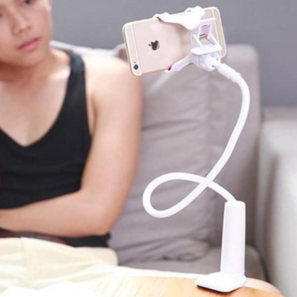 ■ 品名：スマホホルダー■ 素材：PVC/合金■ カラー：全8色■ サイズ：全長75cm■ 適応機種：3.5-6 inchSanwafashionの人気検索ワード：スマホスタンド スマホホルダー 360°自由回転 フレキシブルアーム 卓上 ...