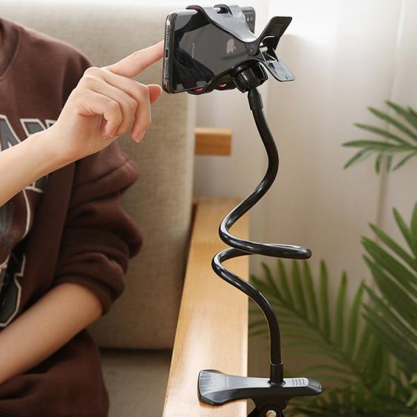 ■ 品名：スマホホルダー■ 素材：ABS/PVC/合金■ カラー：全4色■ サイズ：全長39cm■ 適応機種：4-6.5 inchSanwafashionの人気検索ワード：スマホスタンド スマホホルダー 360°自由回転 フレキシブルアーム...