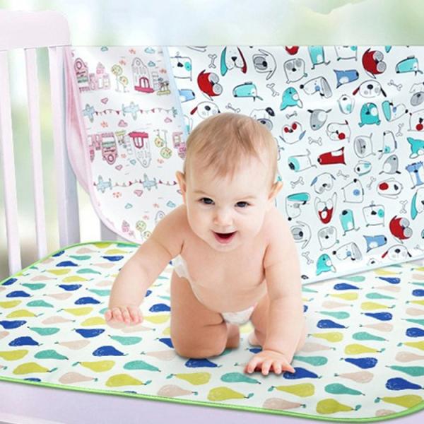 ■ 品名：ベビーマット■素材：正面：綿100%        裏側: ポリエステル/綿/PU■ カラー：全5色■ サイズ：70*120cm■  季節：春 夏 秋 冬sanwafashionの人気検索ワード：ベビー おむつ替えシート おむつ替...