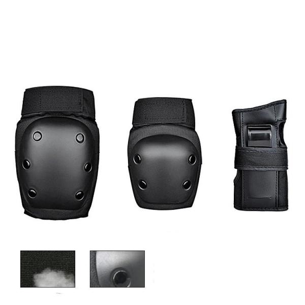 ■ 品名：ローラースケートプロテクター■ 素材：PP オックスフォード■ カラー：ブラック■ サイズ：S-L■ 産地：中国sanwafashionの人気検索ワード： プロテクター 大人用 プロテクター  セット 自転車 スケボー スケート ...