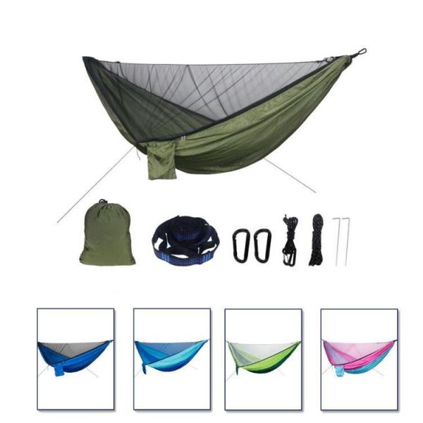 【品名】：ハンモック【素材】: 210Tナイロン+高密度メッシュ【カラー】：全7色【使用時のサイズ】:290*140CM【生産地】：中国【重量】: 820G【耐荷重】：300KG【収納時のサイズ】:17*13*13CMsanwafashio...