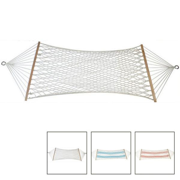 【品名】：ハンモック【素材】: 綿混紡【カラー】：全3色【使用時のサイズ】:SIZE1-SIZE3【生産地】：中国【重量】: 2100G【耐荷重】：100KG/110KG/130KG【収納時のサイズ】:15cmソフトな綿生地の素材を採用し、...