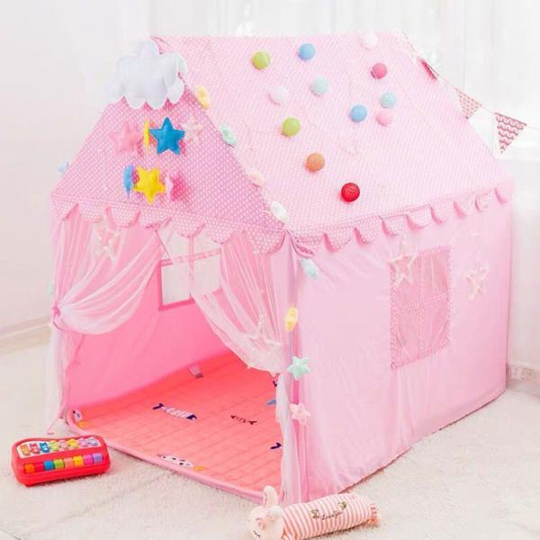 ■品名：キッズテントハウス■材質：ポリエステル+チュール+合金■カラー：全2色■サイズ（約）：140*140*100cm※ボールは付属しません。sanwa fashionのキーワード：キッズテントハウス ボールハウス 子供用テントハウス　収...