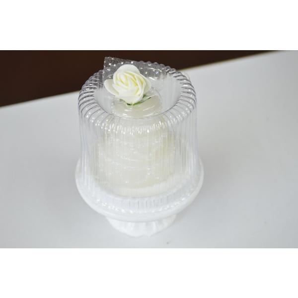 【発売日：2017年03月10日】【商品材質】ロウソク、陶器、プラスチック【サイズ】8.5cm×8.5cm×11.5cm【重さ】約215g※キャンドルをご使用の場合は、火や高温のロウにご注意下さい。お子様やペットの手の届かないところでお楽し...