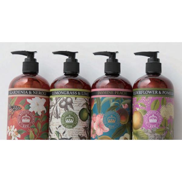 ○Hand Wash ハンドウォッシュアロエベラ、ビタミン E が豊富に含まれており、洗いあがりの手肌に潤いと優しさと香りを残します。